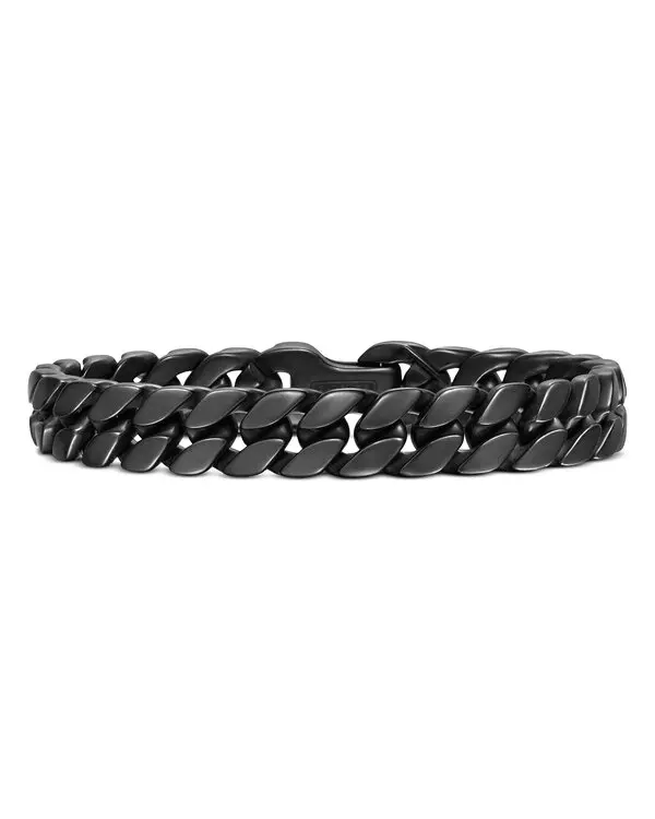 David Yurman Curb Chain Bracelet - Black