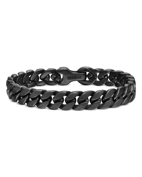 David Yurman Curb Chain Bracelet - Black
