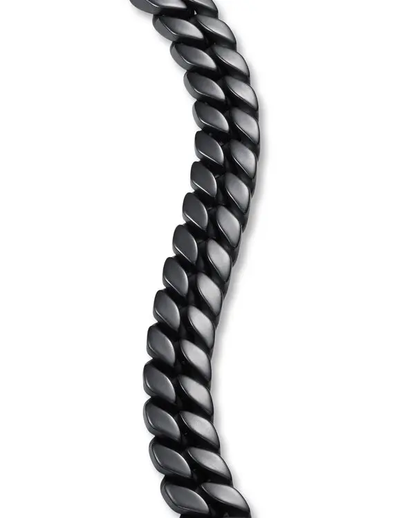 David Yurman Curb Chain Bracelet - Black