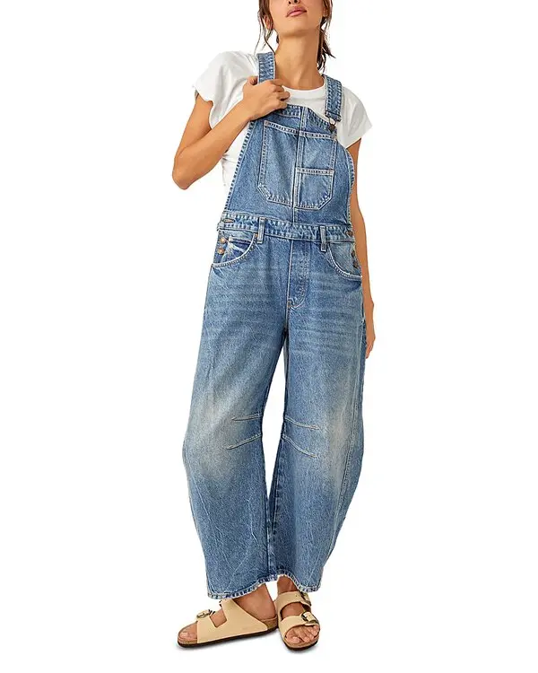 Free People We The Free Good Luck Overalls - Ultra Light