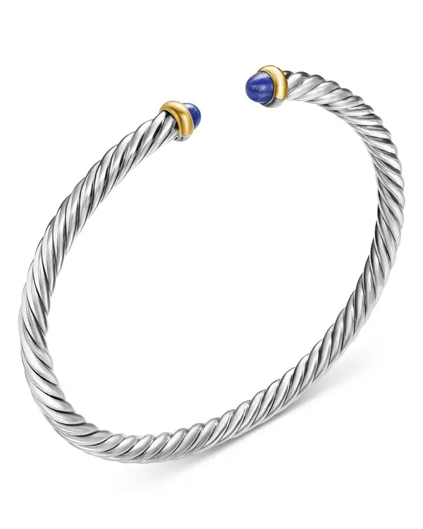 David Yurman Cable Flex Lapis Lazuli Bracelet - Lapis Lazuli/silver