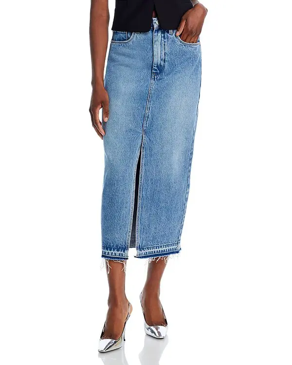 Blanknyc Denim Midi Skirt