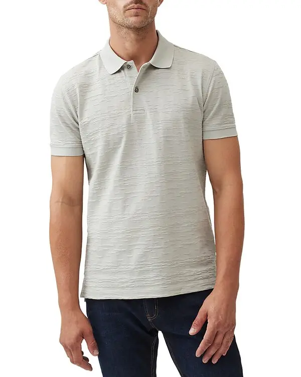 Rodd & Gunn Banks Road Slim Fit Short Sleeve Polo Shirt - Stone