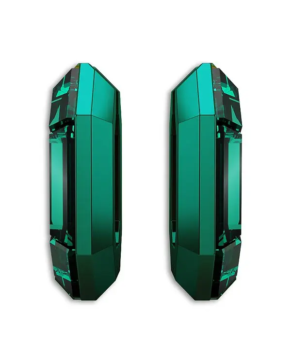 SWAROVSKI Lucent Crystal Earrings - Green