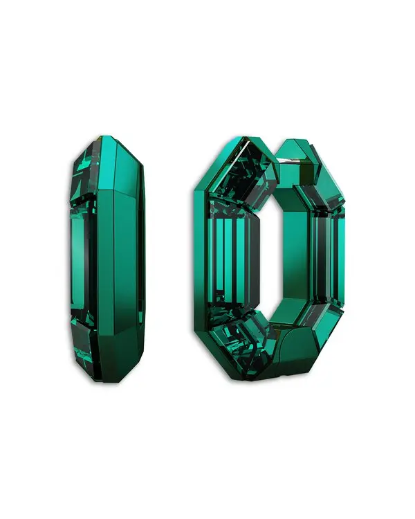 SWAROVSKI Lucent Crystal Earrings - Green