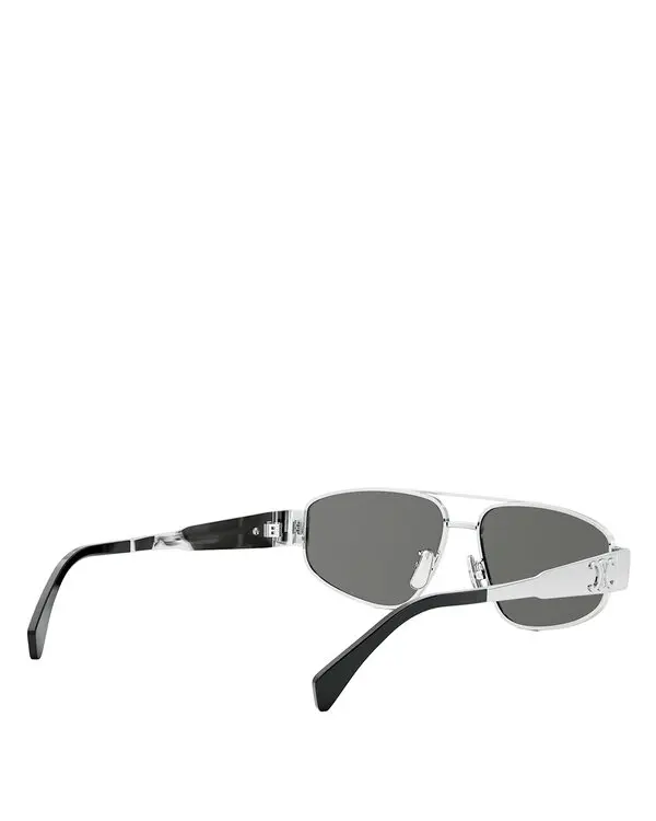 Celine Metal Triomphe Pilot Sunglasses