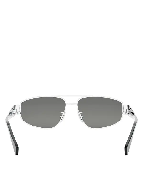 Celine Metal Triomphe Pilot Sunglasses