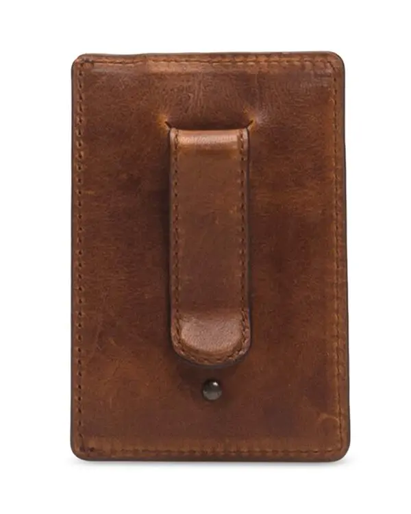 Frye Logan Money Clip Card Case - Cognac