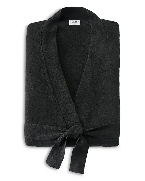 SFERRA Uomo Cashmere Robe - Black