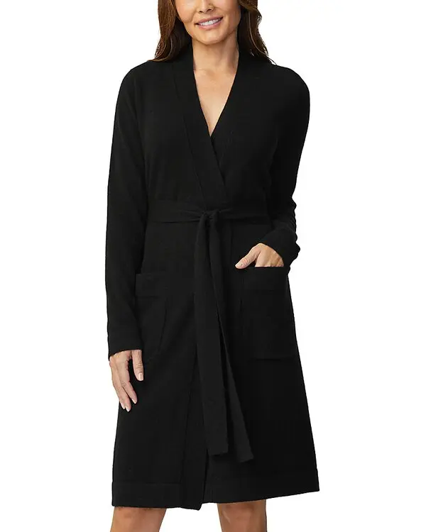 SFERRA Donna Cashmere Robe - Black