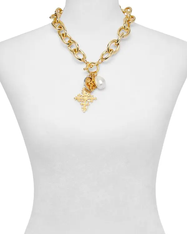 KENNETH JAY LANE Charm Pendant Necklace