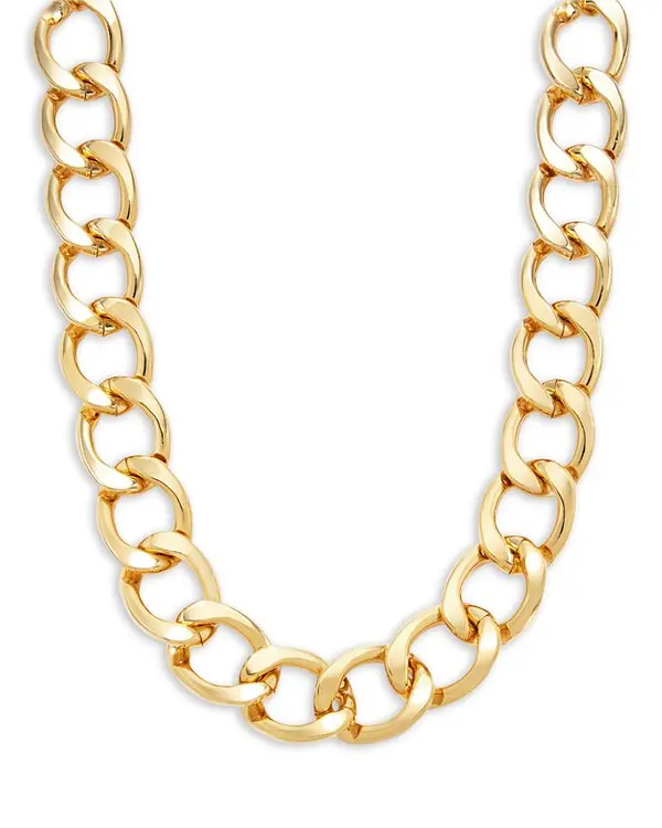 KENNETH JAY LANE Link Necklace - Gold