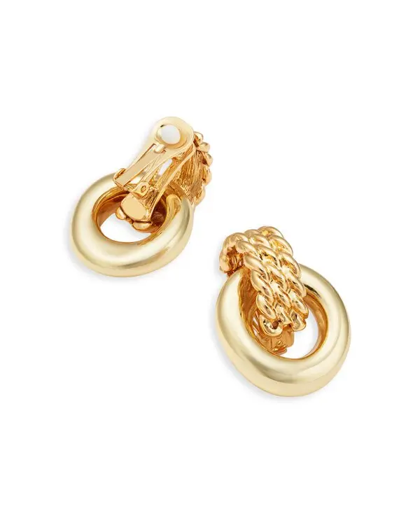KENNETH JAY LANE Doorknocker Earrings