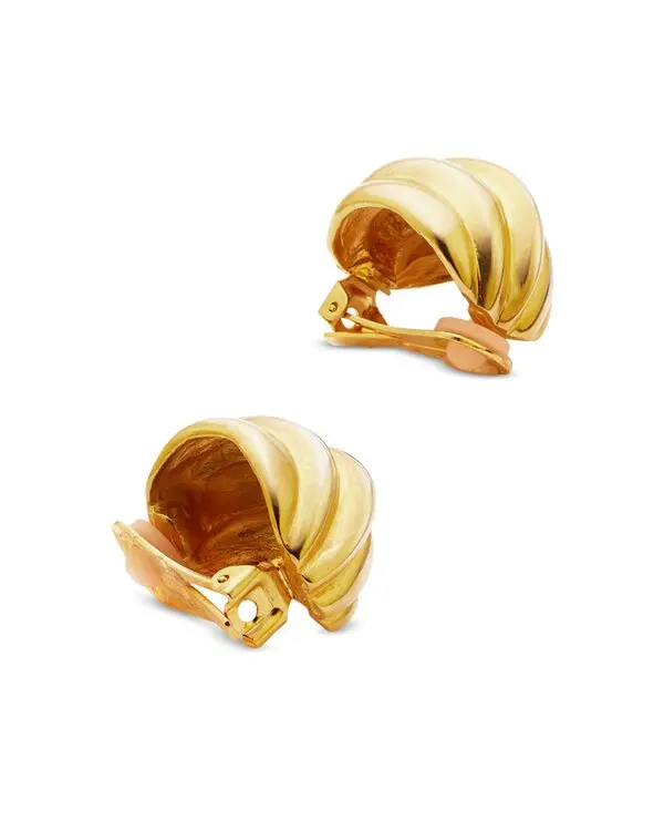 KENNETH JAY LANE Domed Clip On Earrings