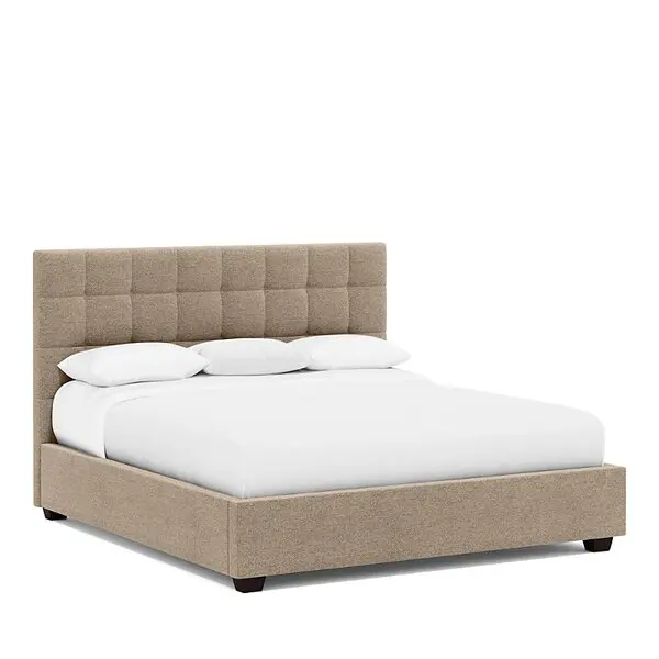 BERNHARDT Avery Queen Bed With 54.5 Headboard - Tan/b-