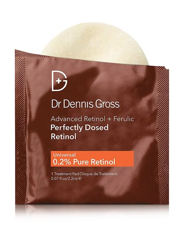 DR. DENNIS GROSS SKINCARE Advanced Retinol + Ferulic Perfectly Dosed Retinol Peel Set Of 8 - No Color