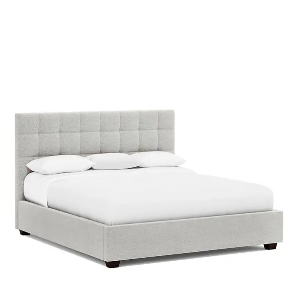 BERNHARDT Avery California King Bed With 54.5 Headboard - Light Gray/b-