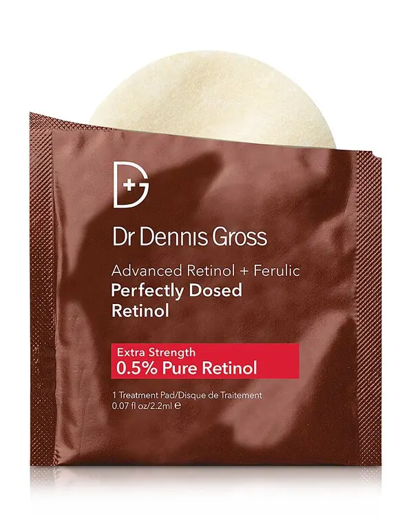 DR. DENNIS GROSS SKINCARE Advanced Retinol + Ferulic Perfectly Dosed Retinol Peel Set Of 8 - No Color