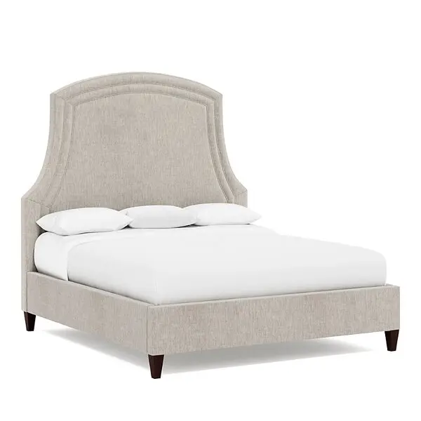 BERNHARDT Bayford Queen Bed With 71 Headboard - Beige/tan/b-