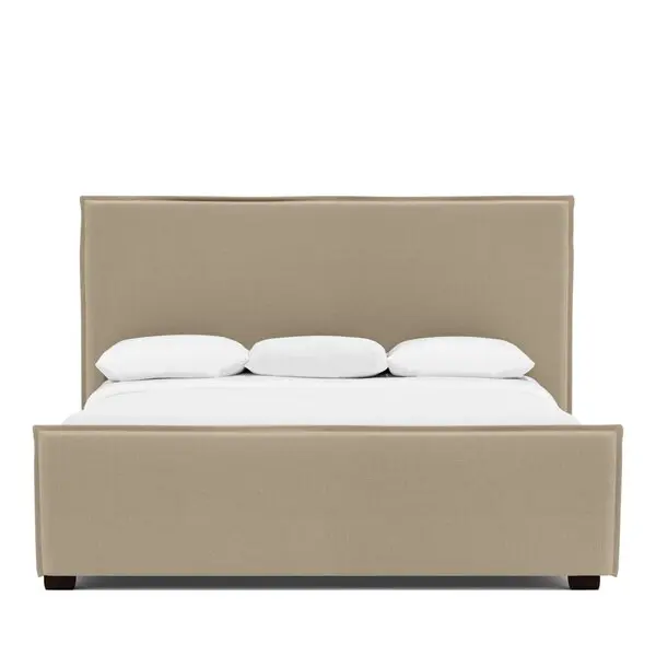 BERNHARDT Griffin Queen Bed With 59.75 Headboard - Tan/b-
