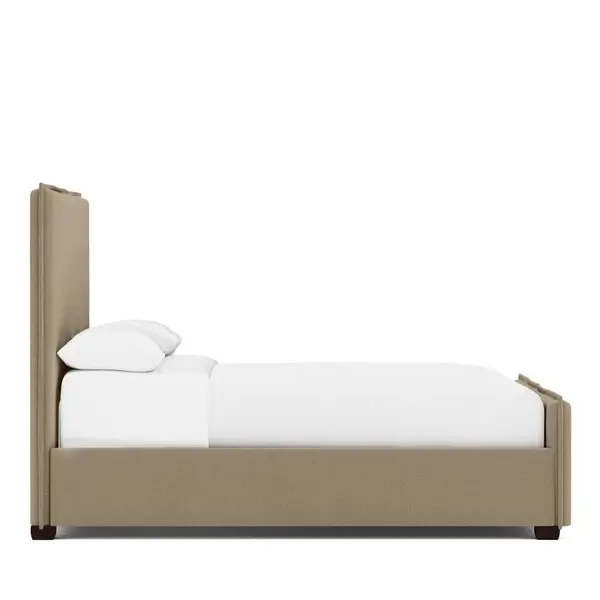 BERNHARDT Griffin Queen Bed With 59.75 Headboard - Tan/b-