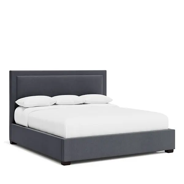 BERNHARDT Morgan King Bed With 54 Headboard - Charcoal Gray/b-