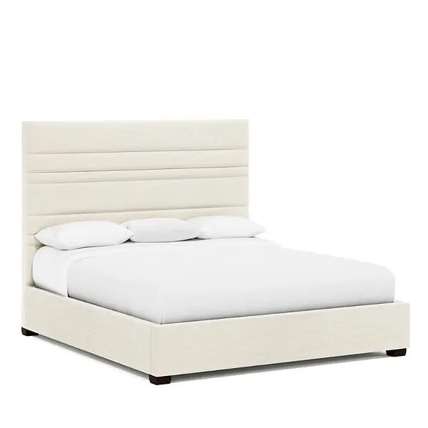 BERNHARDT Murray Queen Bed With 66 Headboard - Beige/b-