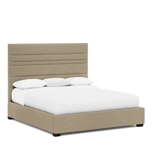 BERNHARDT Murray Queen Bed With 66 Headboard - Tan/b-