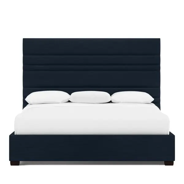 BERNHARDT Murray Queen Bed With 66 Headboard - Teal/-