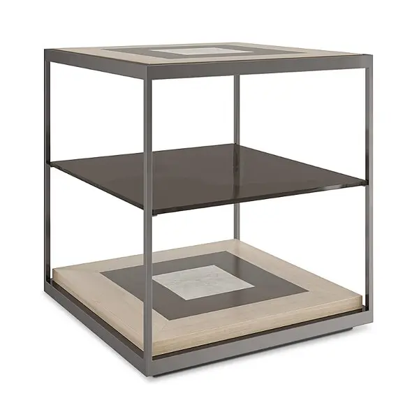 CARACOLE Impossible Cube Side Table - Brown
