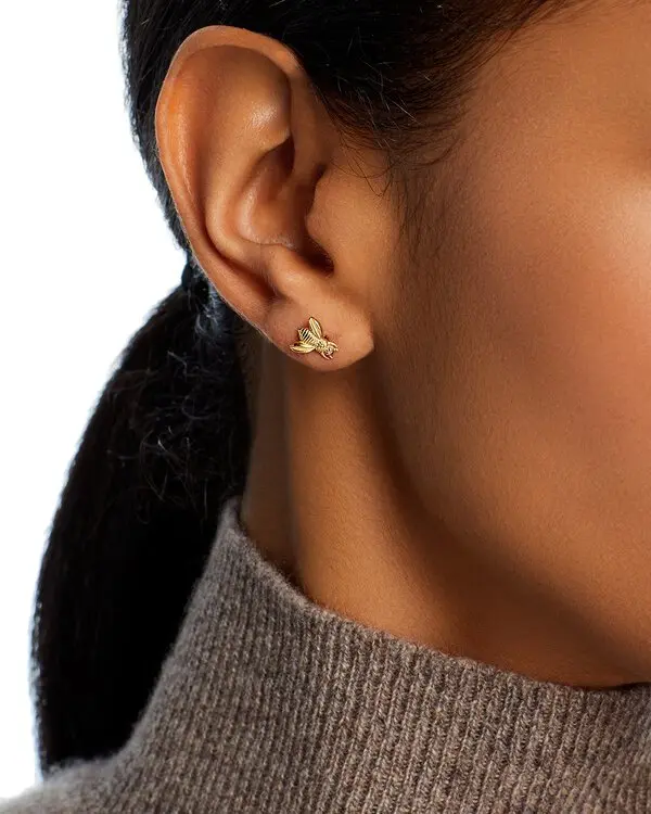 Bloomingdale'S Bumble Bee Stud Earrings