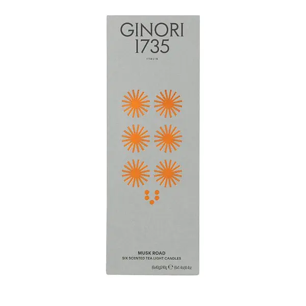 GINORI 1735 Lcdc Musk Road Scented Tealight Candles, Set Of 6 - No Color