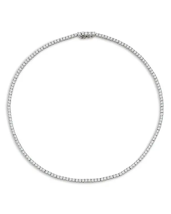 Nadri 2.5mm Cubic Zirconia Tennis Necklace - Silver