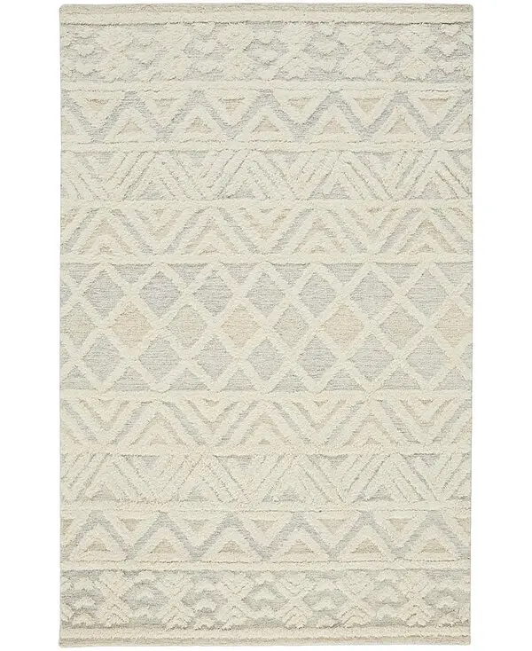 FEIZY Anica Anc8005f Area Rug, 5' X 8 - Ivory/blue