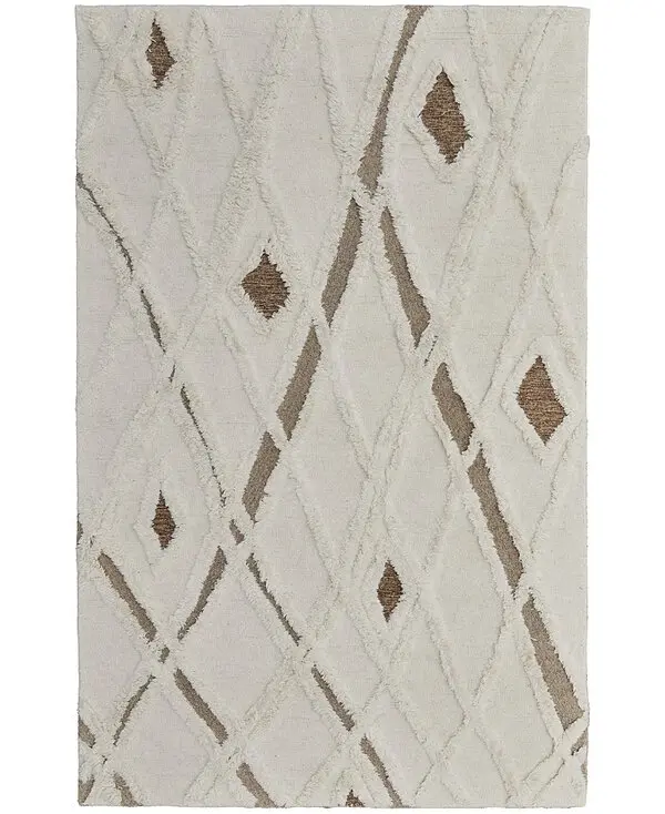 FEIZY Anica Anc8008f Area Rug, 5' X 8 - Ivory