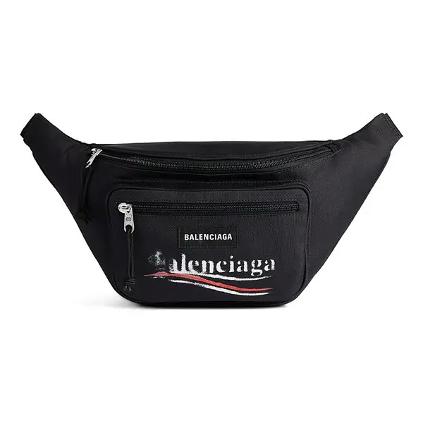 Balenciaga Explorer Beltpack - Black