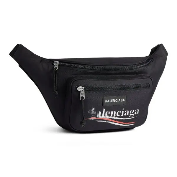 Balenciaga Explorer Beltpack - Black