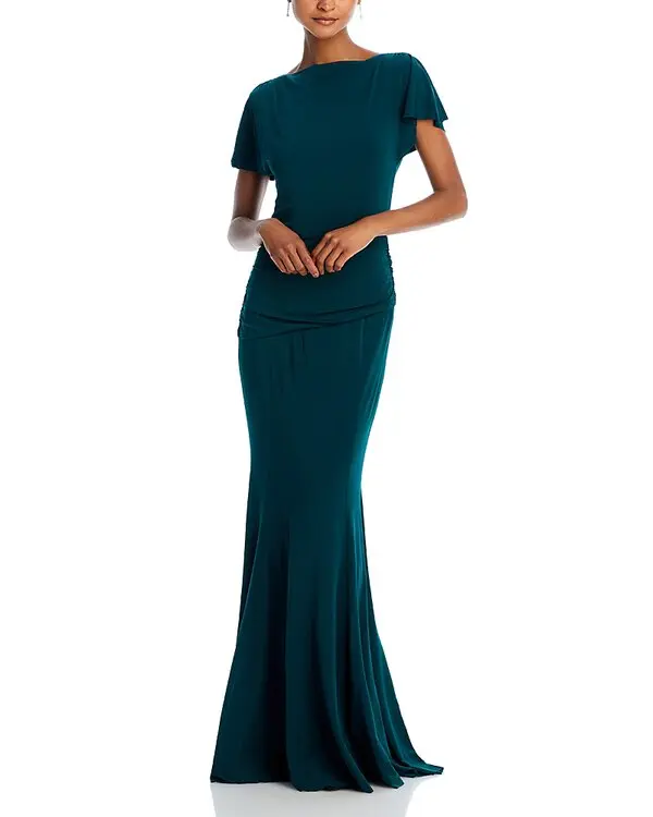 chinese dress ladies Jason Wu Strapless Ruched Tulle Midi Cocktail Dress – Runway Catalog main image 0