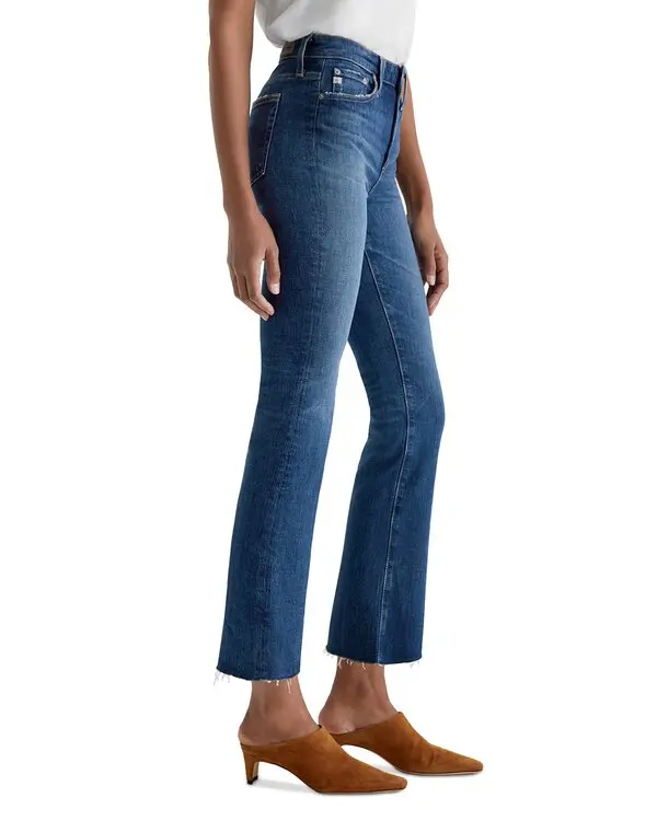 Ag High-rise Flare Ankle Jeans - Years Memory
