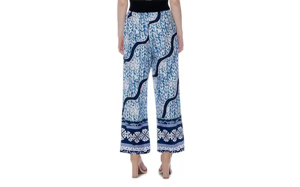 Gracia Printed Banded Pajama Long Pants