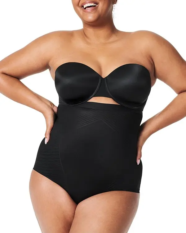 Spanx Thinstincts 2.0 High-waisted Briefs - Very Black