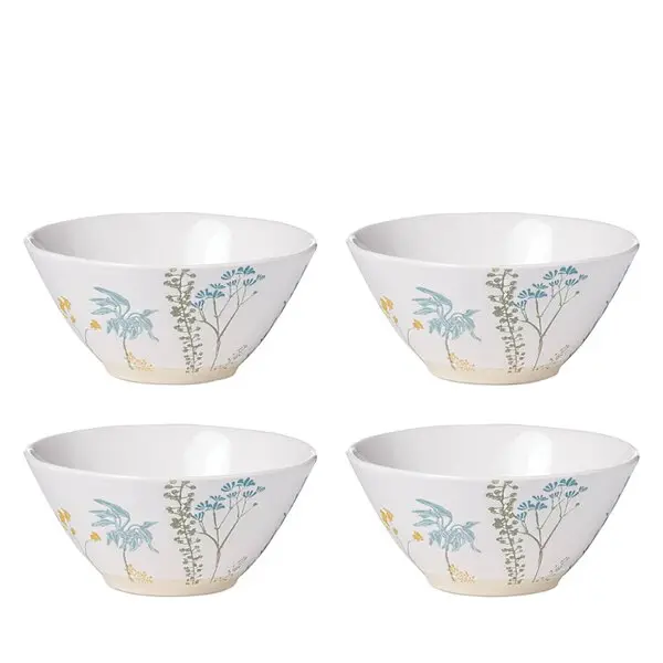 LENOX Wildflowers All-purpose Bowls, Set Of 4 - White