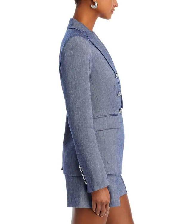 Veronica Beard Miller Dickey Jacket In Blue Melange 50% Off
