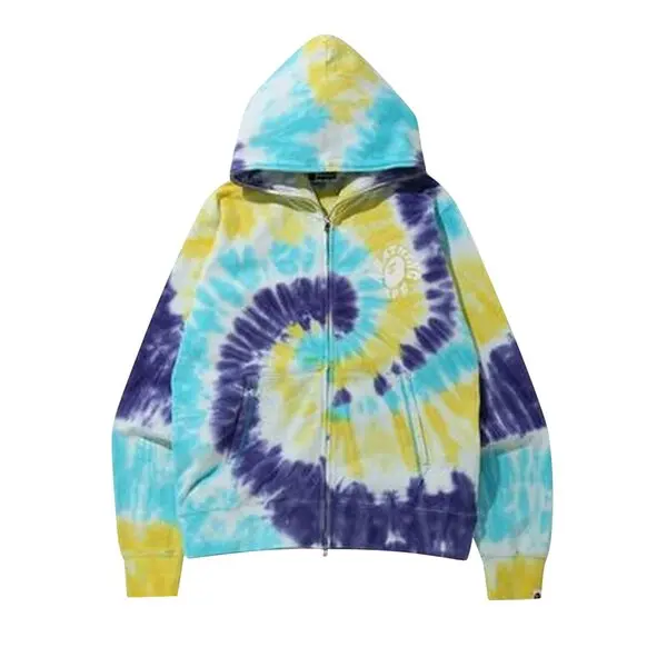 A BATHING APE Tie Dye Full Zip Hoodie