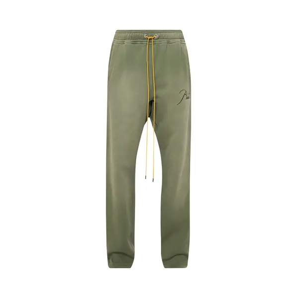 Rhude Drawstring Jogger Sweatpants - Green