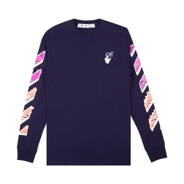 Off-White Diag Marker T-shirt - Purple