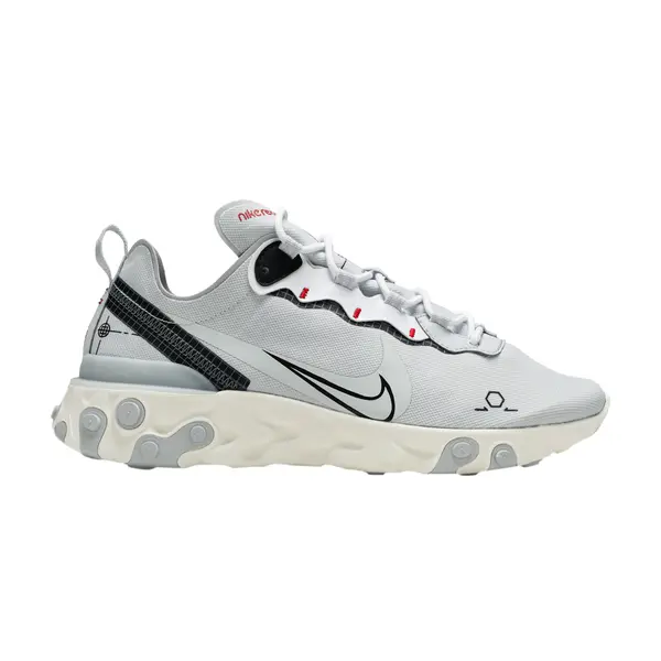 Nike React Element 55 'platinum Schematic - Grey