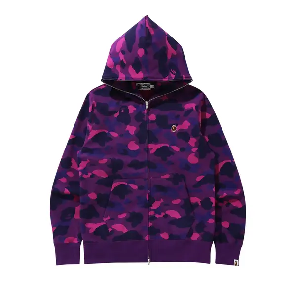 A BATHING APE Color Camo Ape Head Full Zip Hoodie