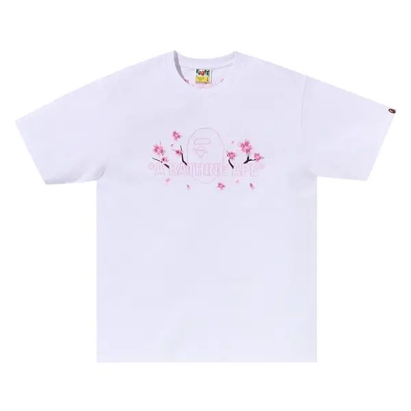 A BATHING APE Sakura Tee - White