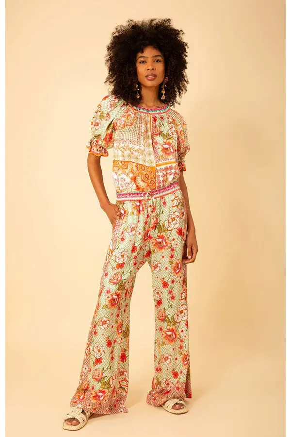 Hale Bob Raegan Washed Charmeuse Pant
